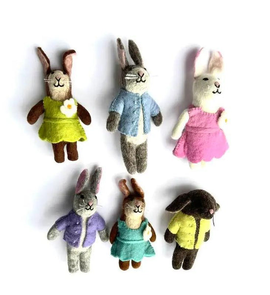 Easter | Felted Wool Bunny Doll – River Fair Trade